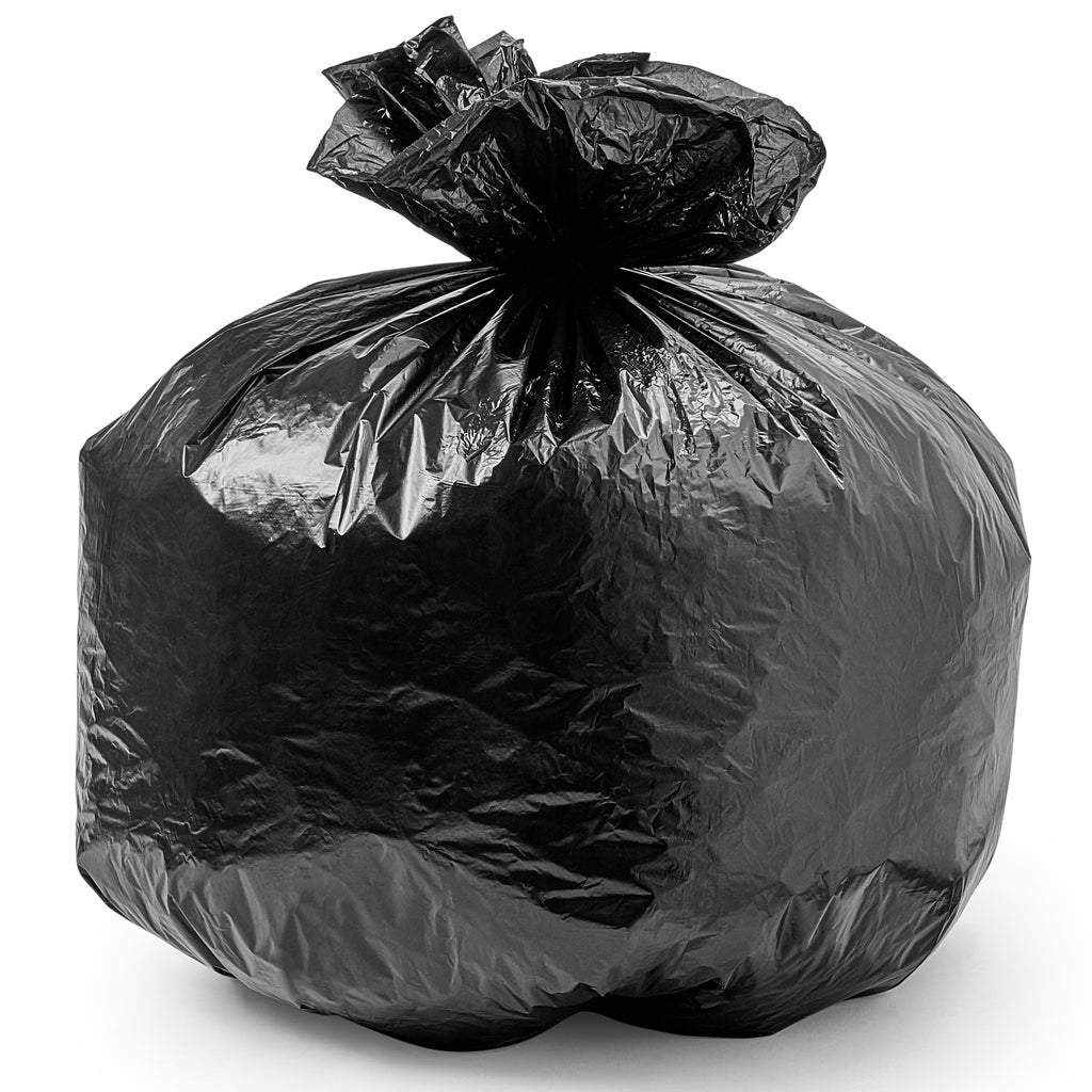 55-60 Gallon 2 Mil Black Trash Bag | Central Poly
