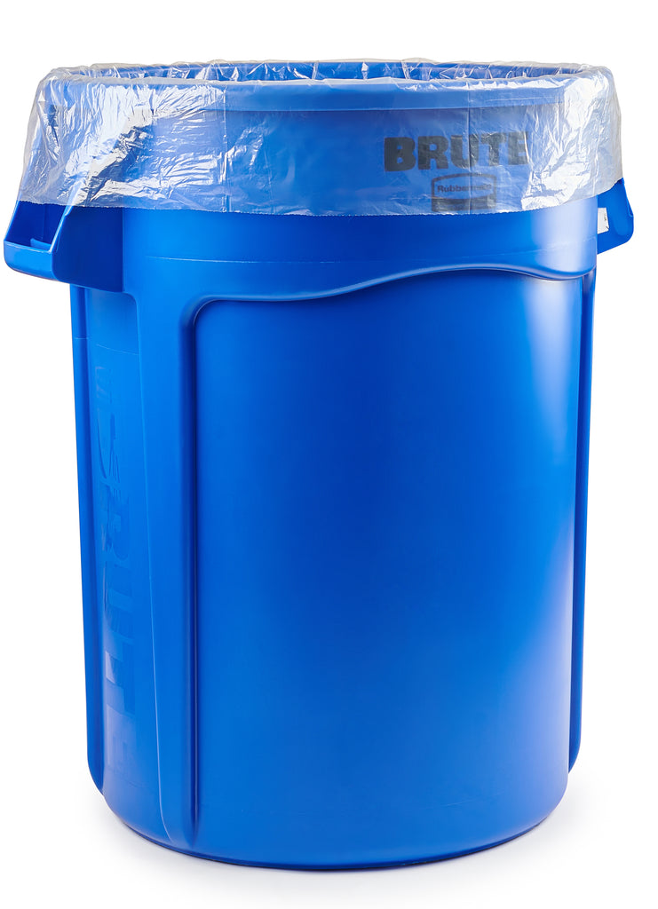 12-16 Gallon 1 Mil Clear Trash Bag | Central Poly