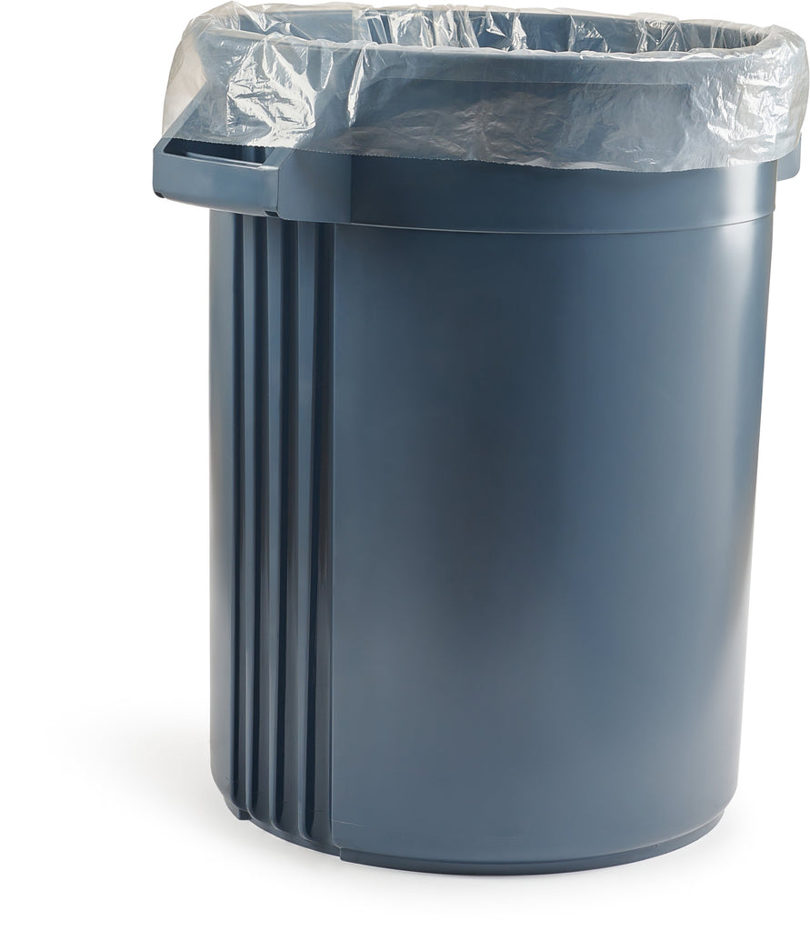 50-55 Gallon 1.9 Mil Clear Trash Bag | Central Poly
